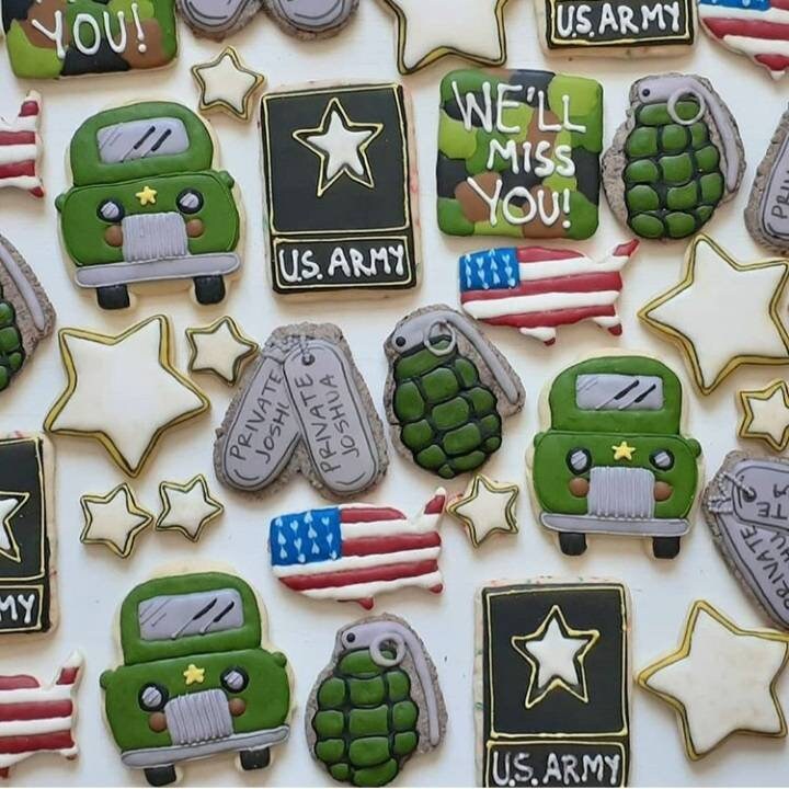 Military/army Cookies - Etsy