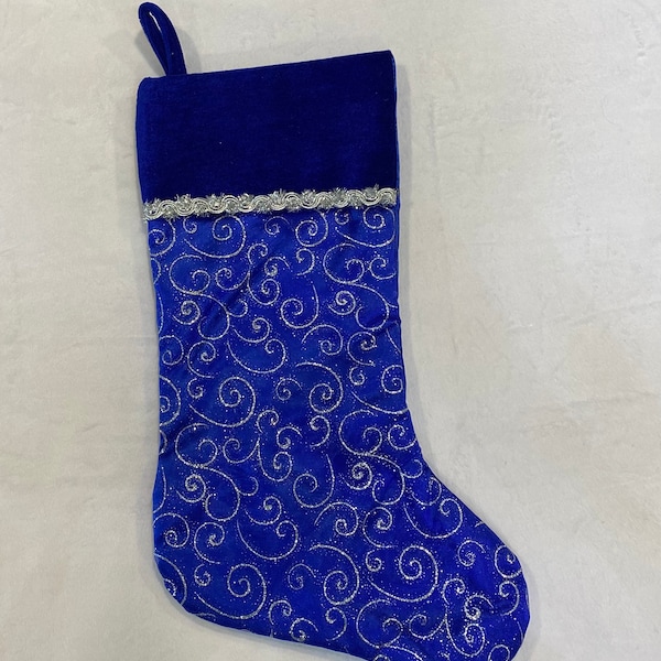 Royal Blue Stocking - Etsy