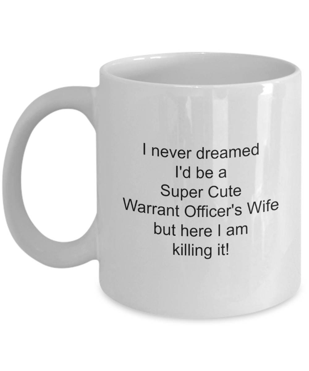 Warrant Officer Coffee Mug T For Super Cute Warrant Etsy