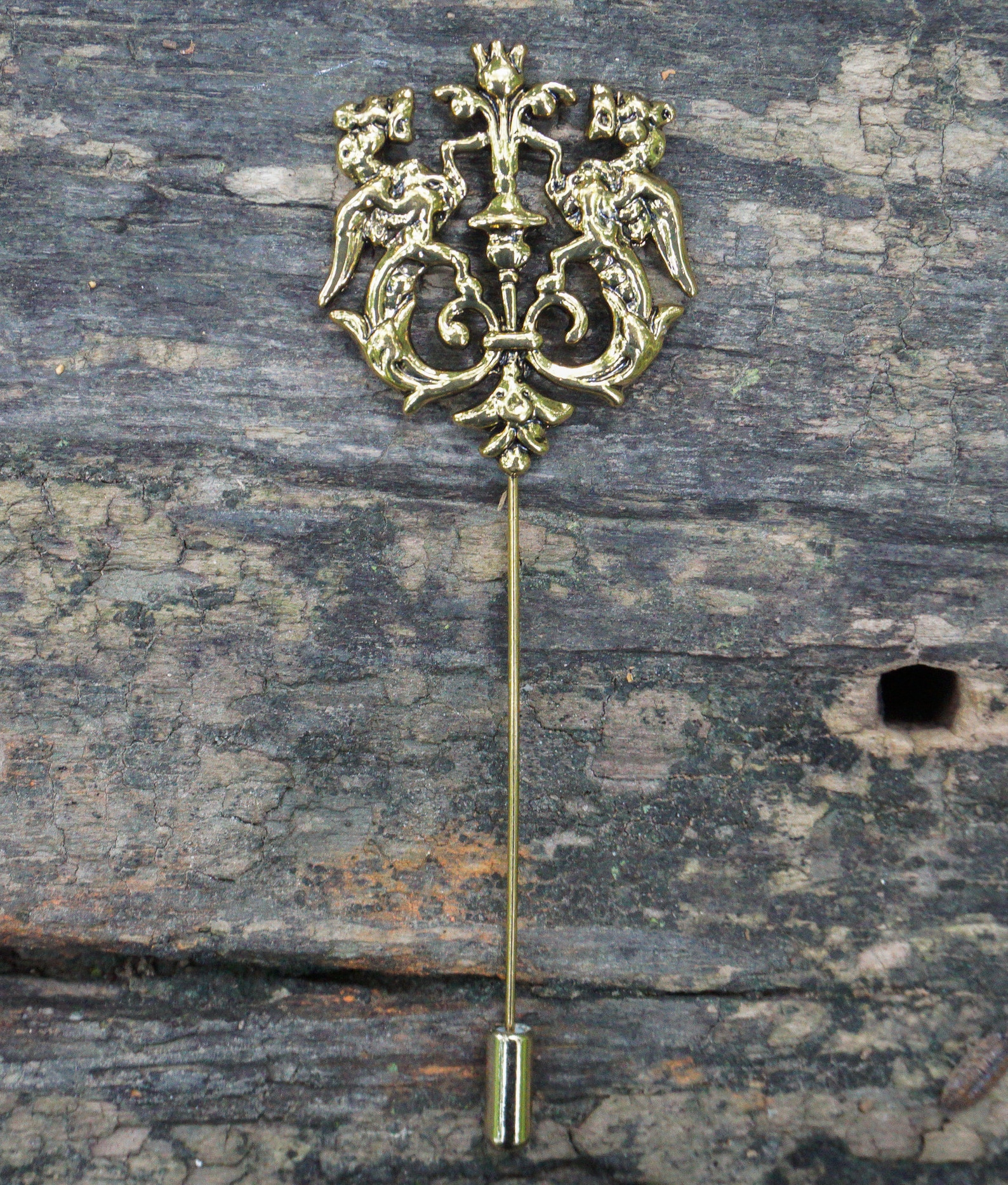 Pin de solapa de cresta de oro / Pin de traje de broche / Pin de solapa ...