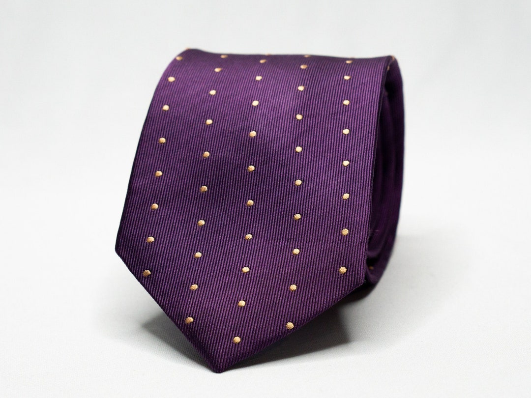 Royal Purple Tie Purple Silk Tie Mens Purple Necktie Groom Purple Tie ...