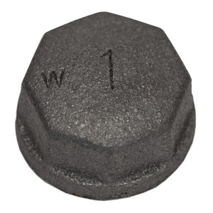 Industrial Hardware Pipe Cap - 1 Inch Dia - Etsy