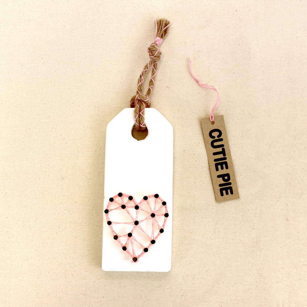 DIY Geometric Heart String Art Kit Three Large Wood Hanging | Etsy