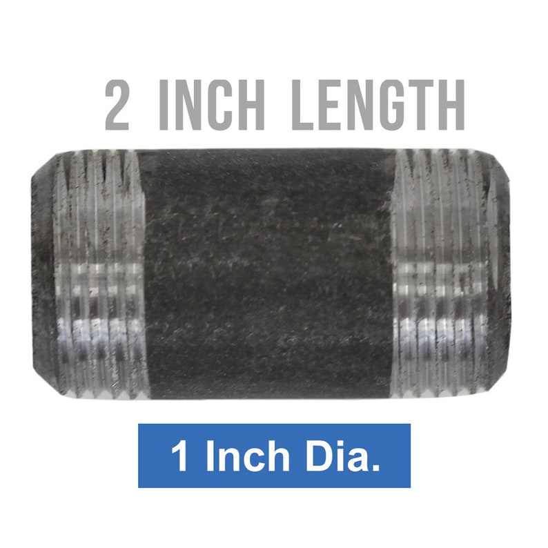 Industrial 2" Pipe Hardware - 1 Inch Dia - Etsy