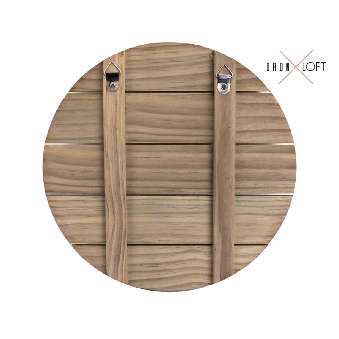 12 Round Pallet Wood Frame Round Sign Blank DIY by Iron | Etsy