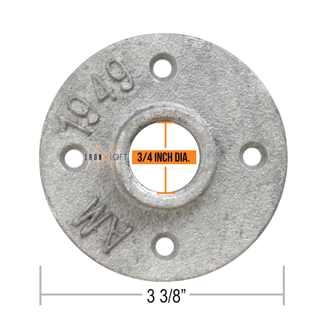 Industrial Pipe Hardware 3/4 Flange - Etsy