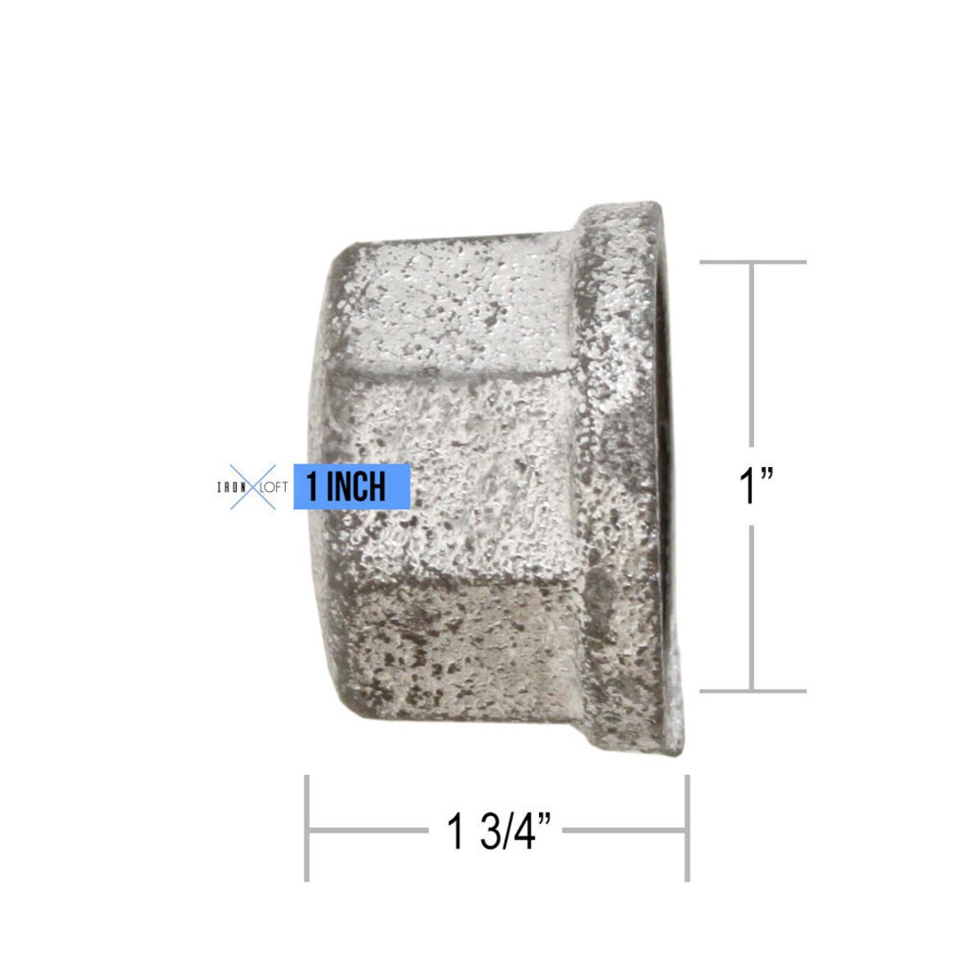 Industrial Hardware Pipe Cap - 1 Inch Dia - Etsy