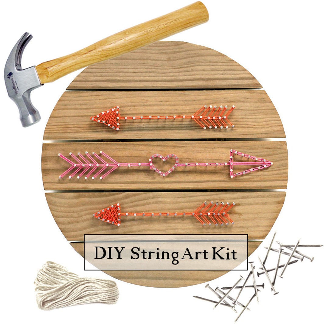 DIY Arrows String Art Wood Pallet Sign Kit - Etsy