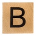2" Square Wood Alphabet Tiles - Please Describe in Notes Letter ...