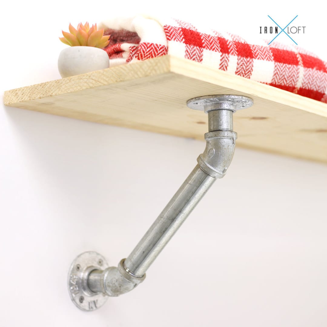 Industrial Pipe Corbel Bracket Kit - 1 Inch Pipe - Etsy