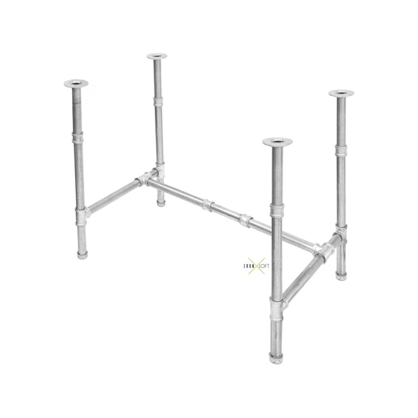 Industrial Pipe Desk Base Kit 1" Diameter - Etsy