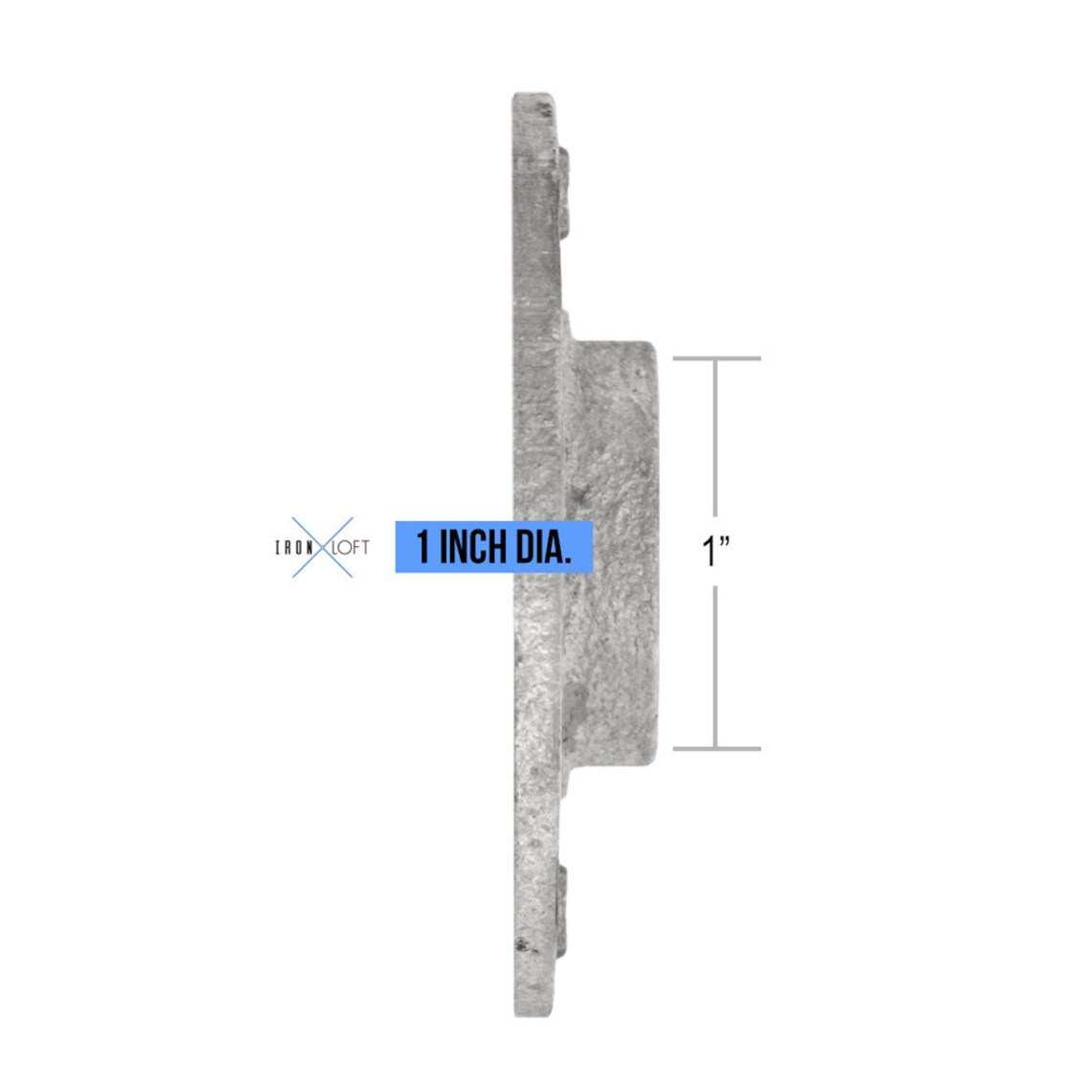 Industrial Pipe Hardware Flange 1 Inch Dia | Etsy