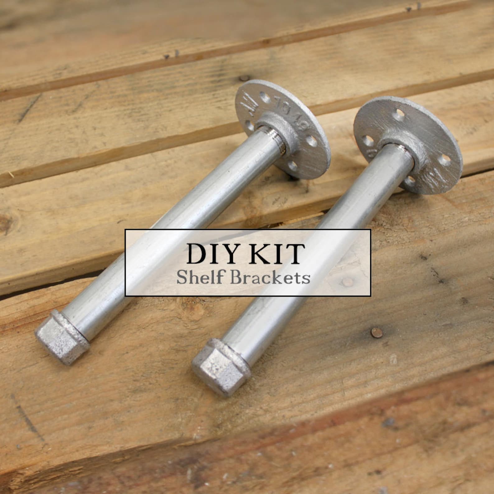 Industrial Pipe Hardware Shelf Bracket Kit | Etsy
