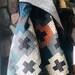 Gamer Quilt/plus or Minus Design Throw - Choose Your Own Colors - 58" X ...
