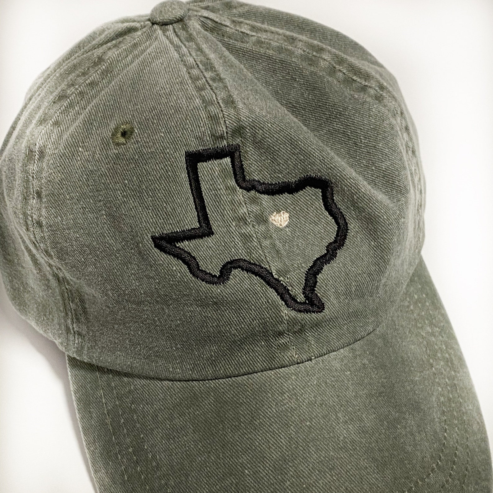 Texas State Hat Monogrammed Hat Texas Girl Hat State - Etsy