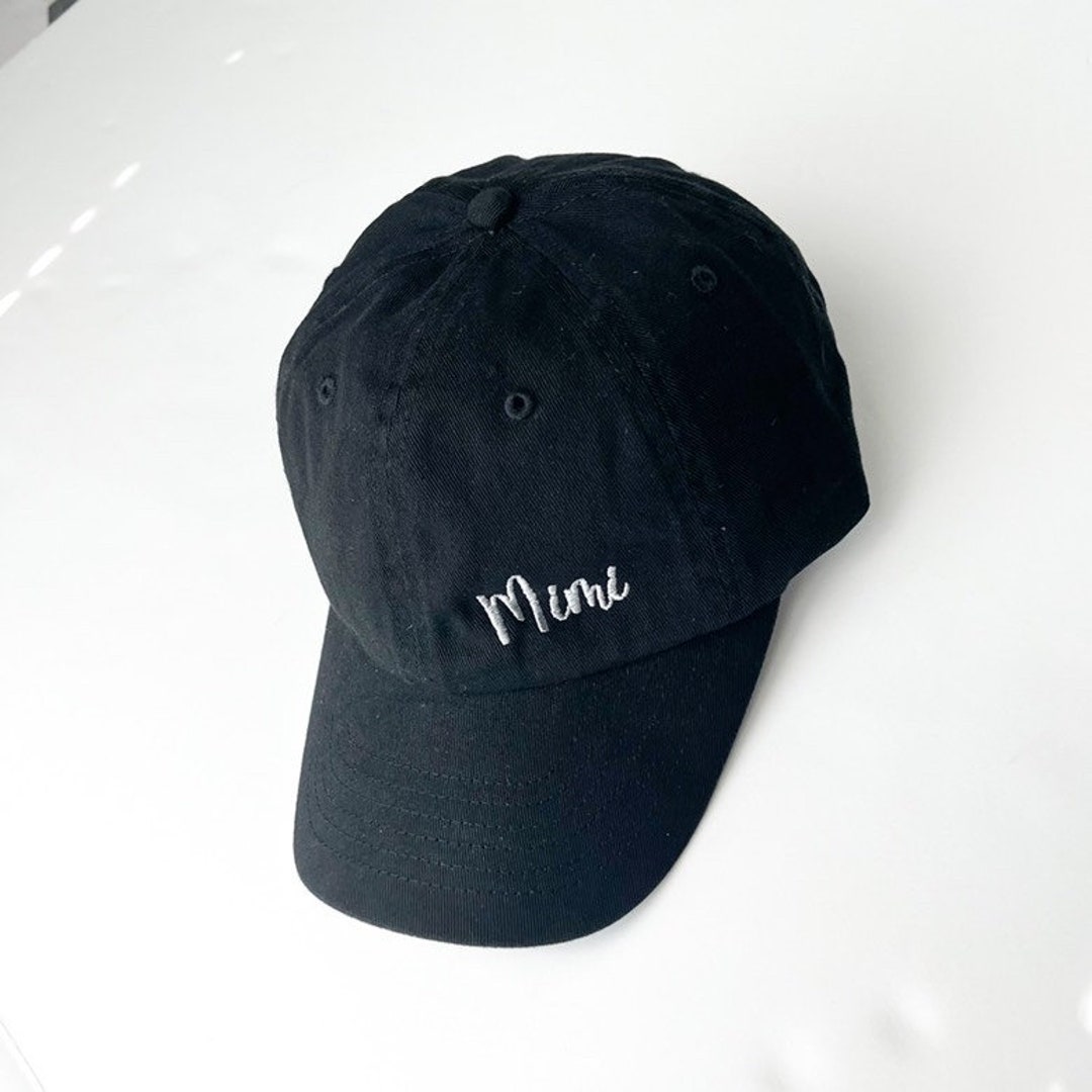 Mimi Script Hat, Grandma Hat, Mimi Baseball Cap, Mini Mimi Hat, New ...