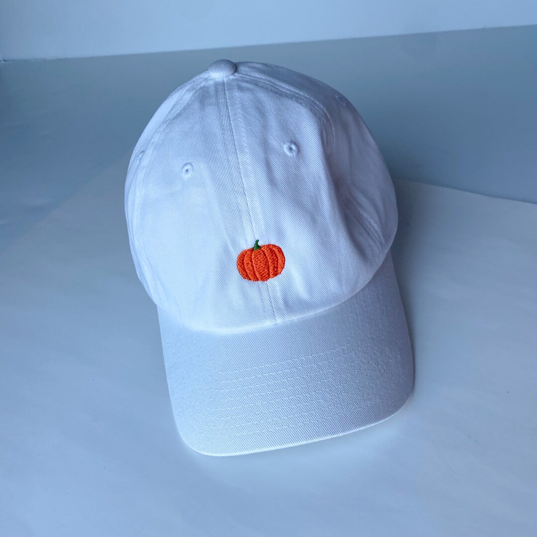 Pumpkin Hat, Fall Seasonal Hat, Mini Pumpkin Baseball Cap, October Cap ...