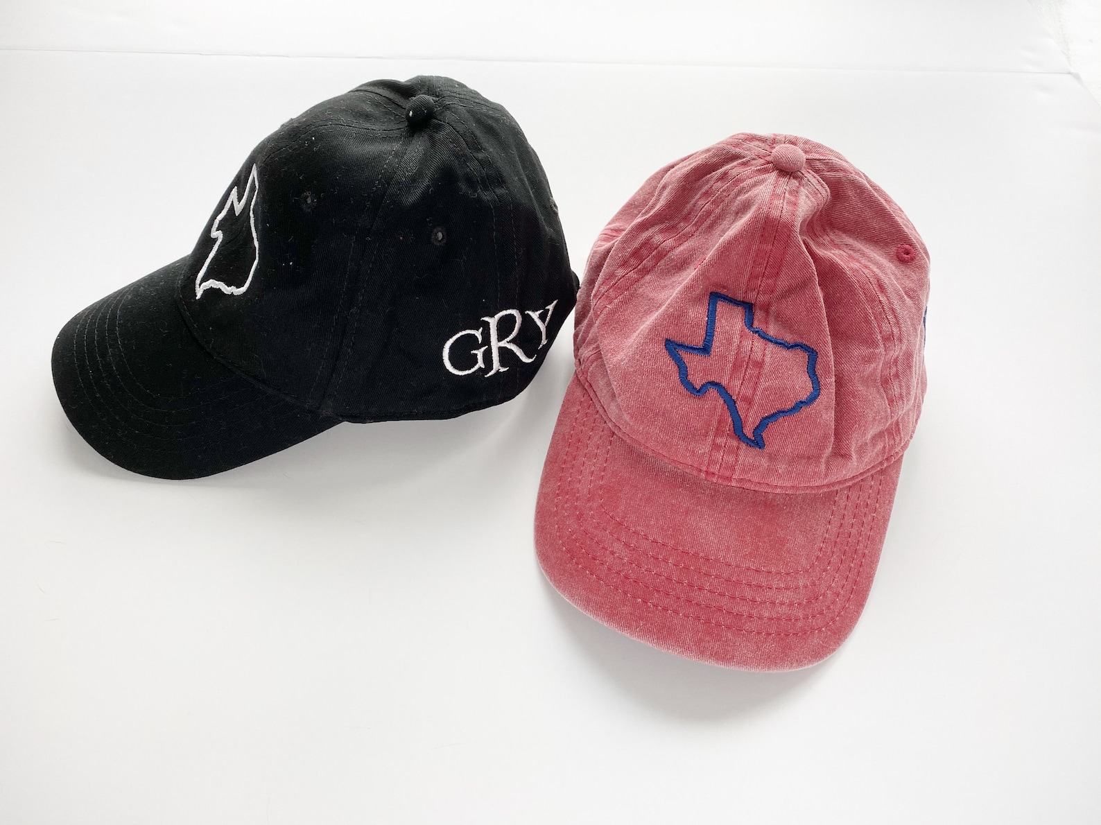 Monogrammed Texas Hat Texas State Baseball Cap State Outline | Etsy