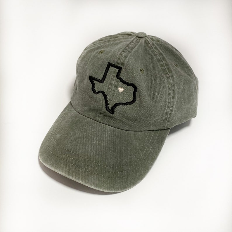 Texas State Hat Monogrammed Hat Texas Girl Hat State - Etsy