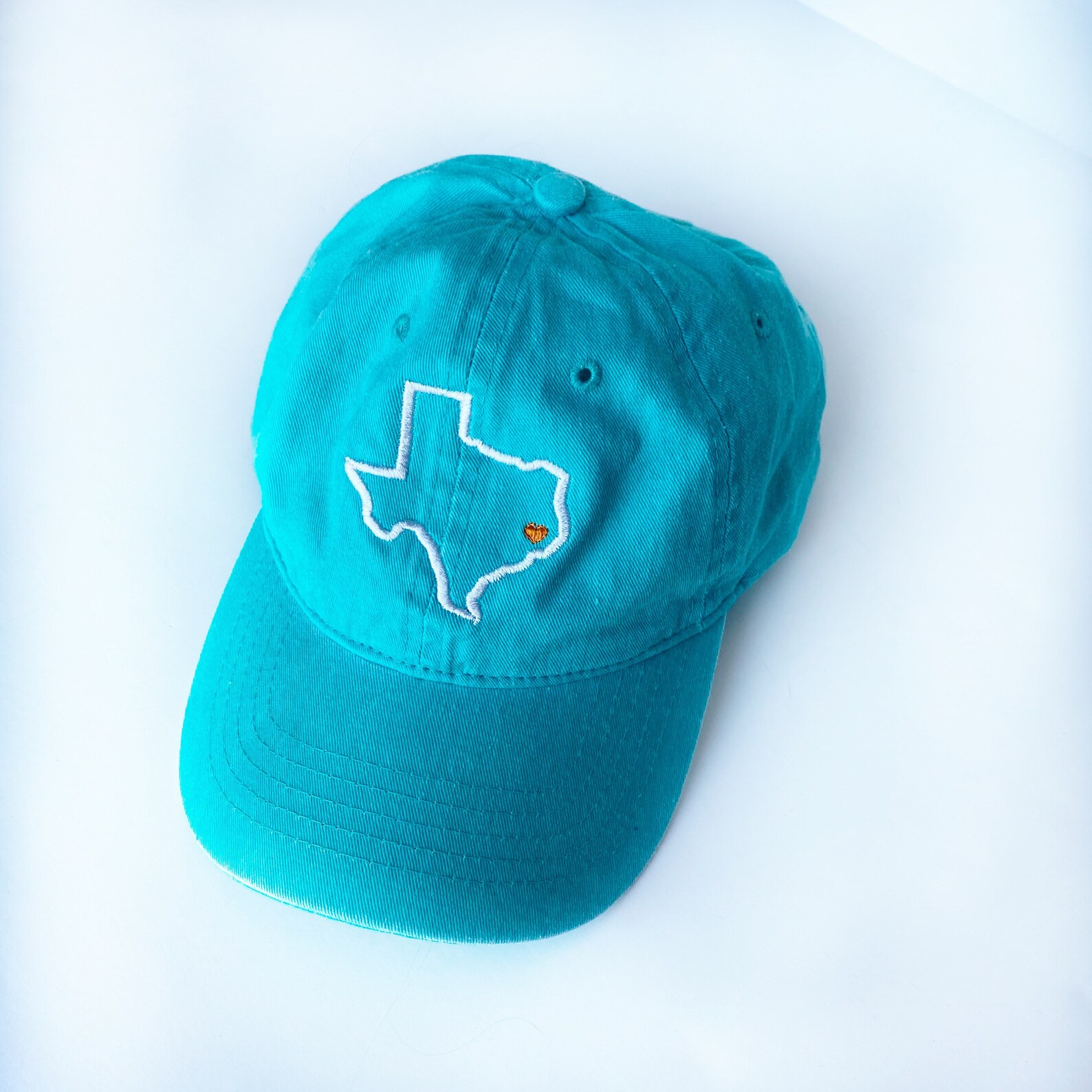 Texas State Hat Monogrammed Hat Texas Girl Hat State - Etsy