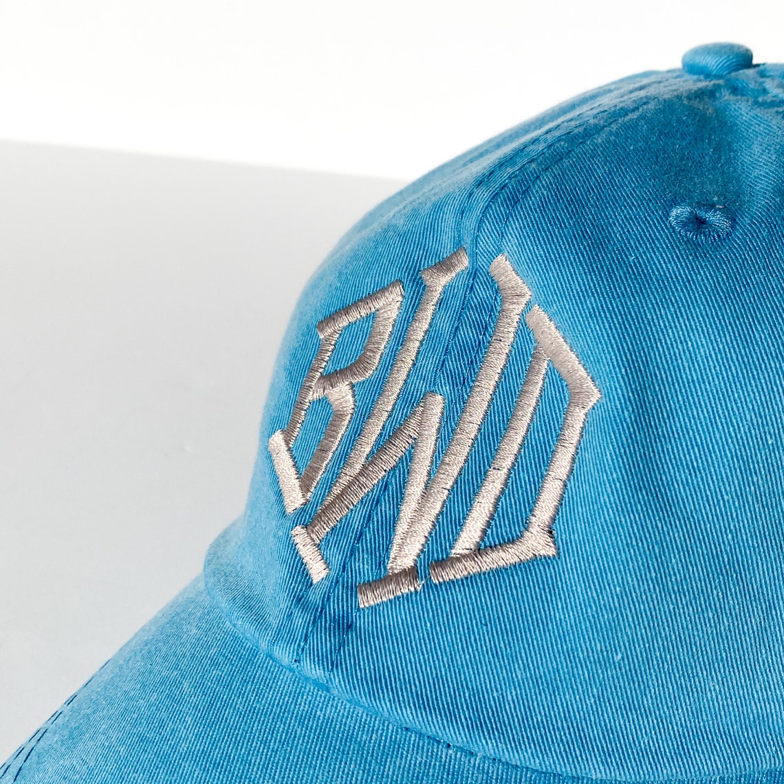 Kids Minimalist Monogram Hat, Personalized Baseball Cap, Monogram Kids ...