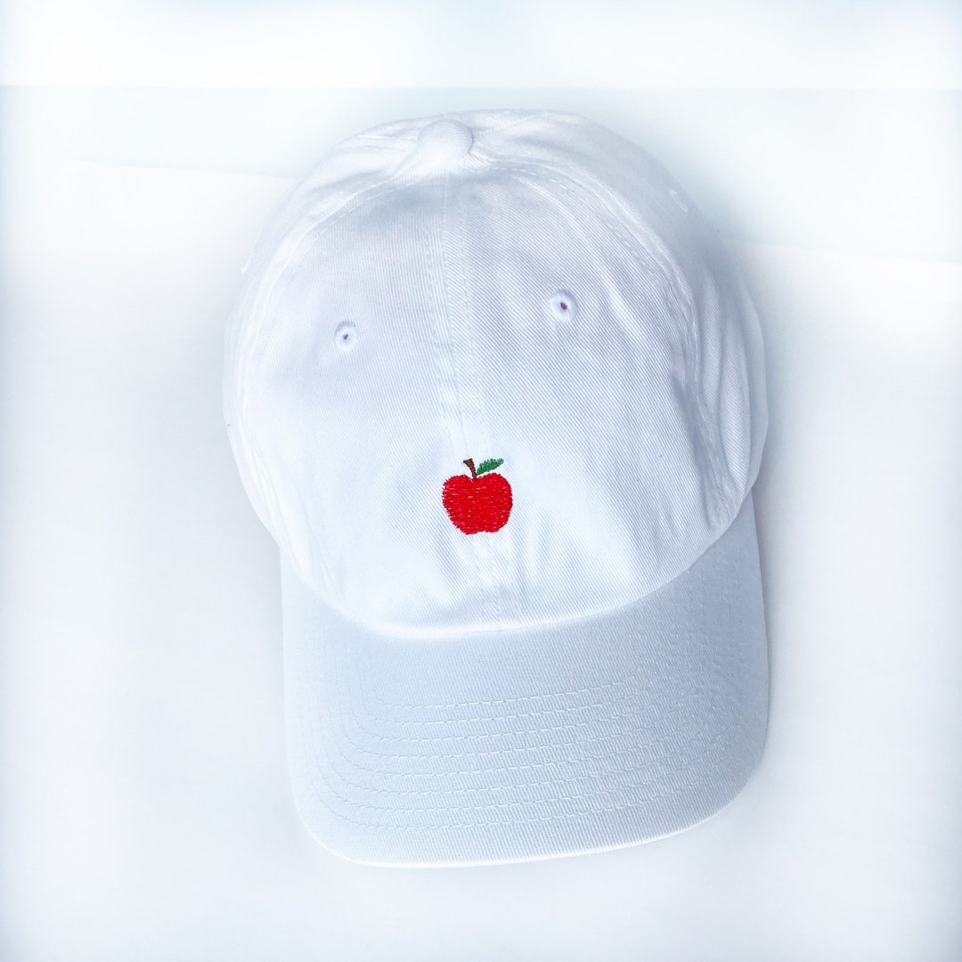Teacher Hat, Mini Apple Hat, Personalized Cap, New Teacher Gift ...