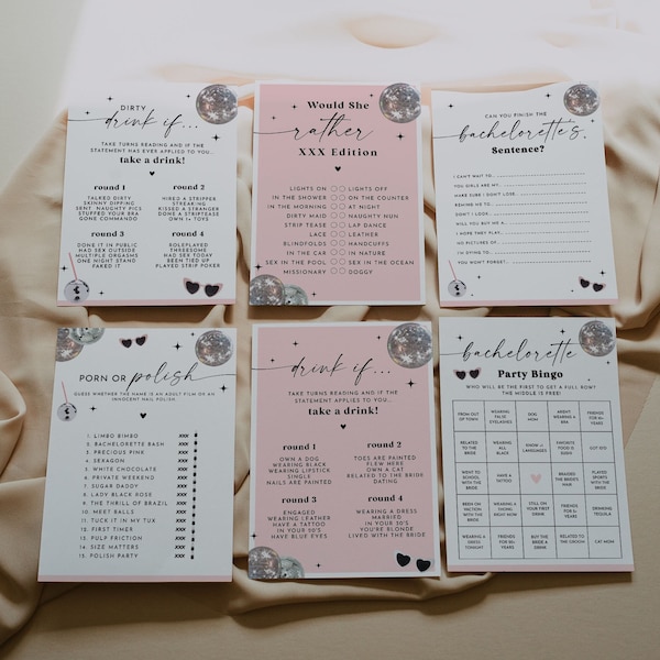 Bachelorette Party Games - Etsy