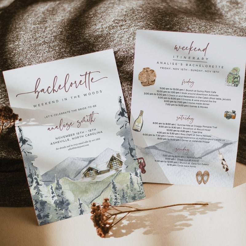 Cabin Bachelorette Party - Etsy
