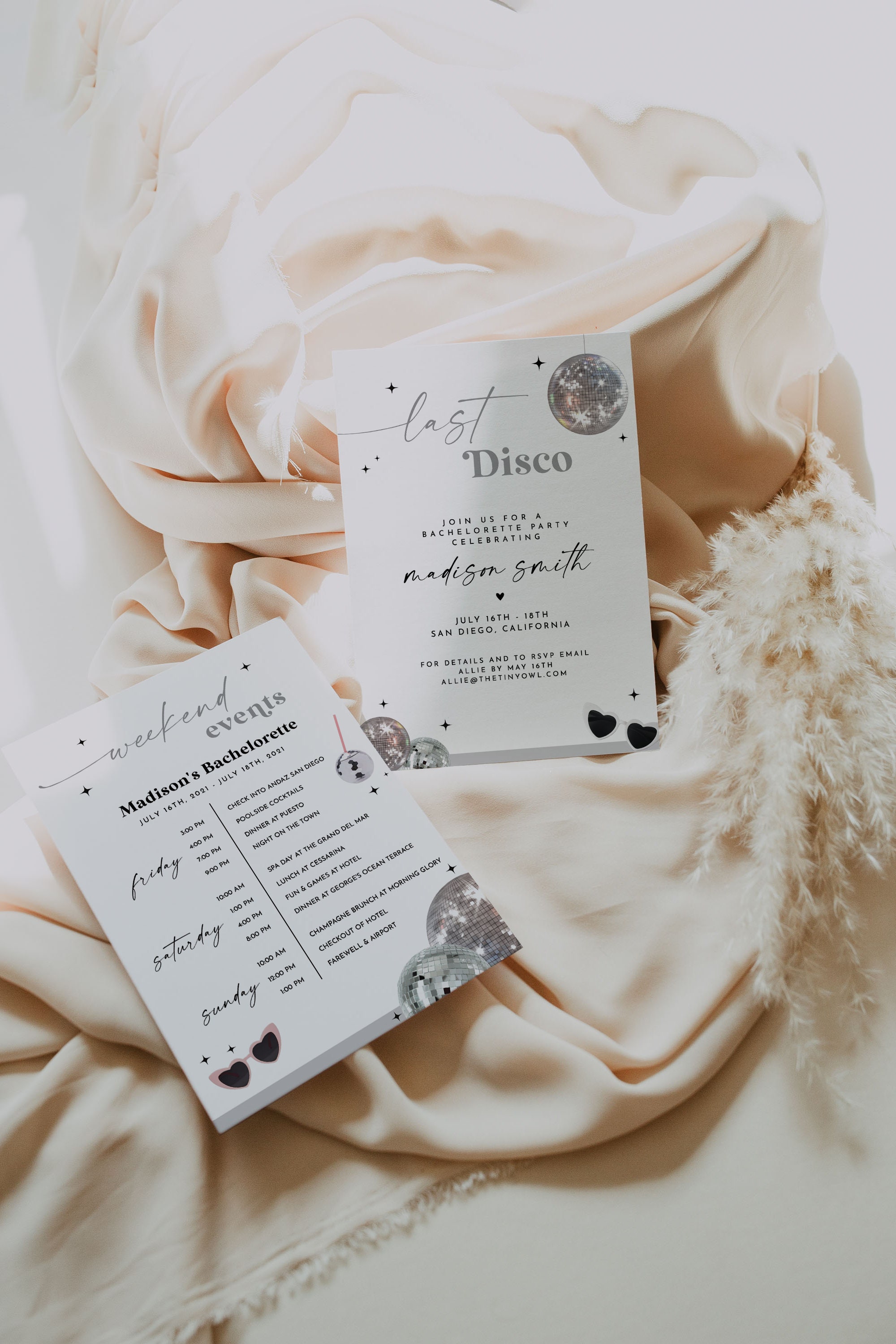 MARCIA | Last Disco Bachelorette Weekend Itinerary | Retro Disco ...