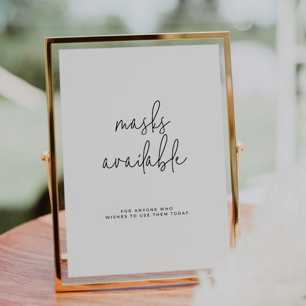 Wedding Mask Sign - Etsy