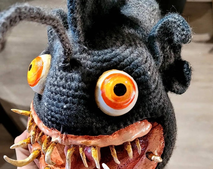 Angler Fish Hat Knit - Etsy