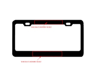 Laser Engraved License Plate - Etsy