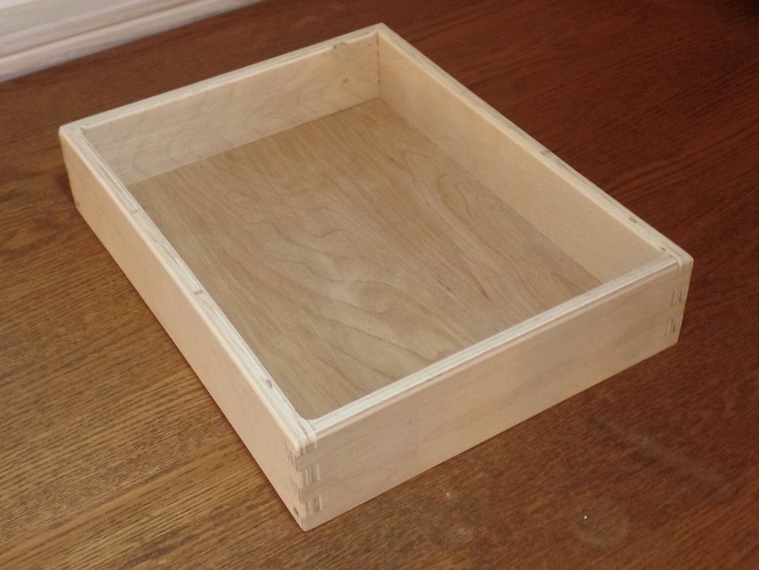 Wood Letter Tray With Box Tail Joints- for Work, Office, Study, Desk ...