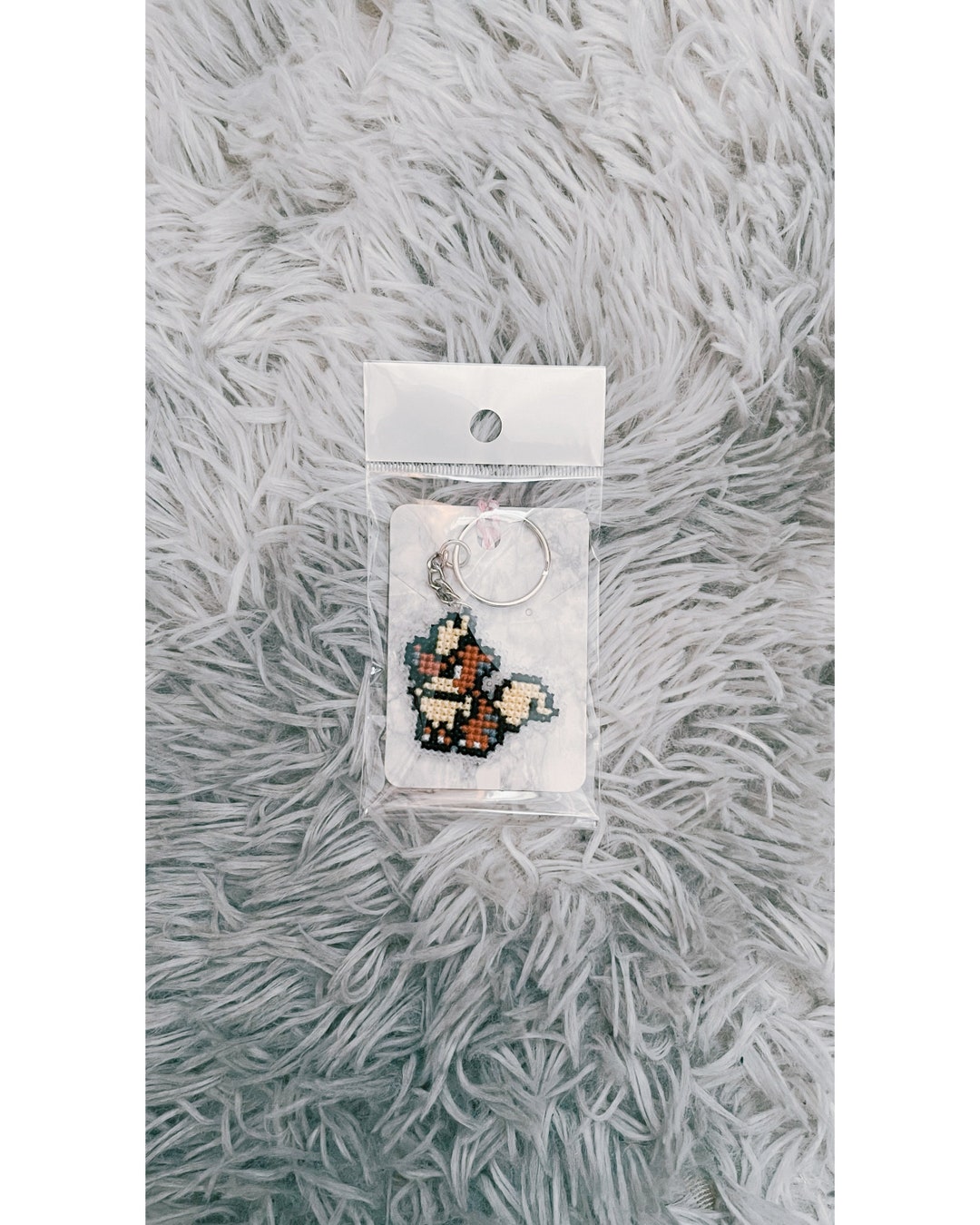 058 Growlithe Keyring Pokemon Cross Stitch - Etsy