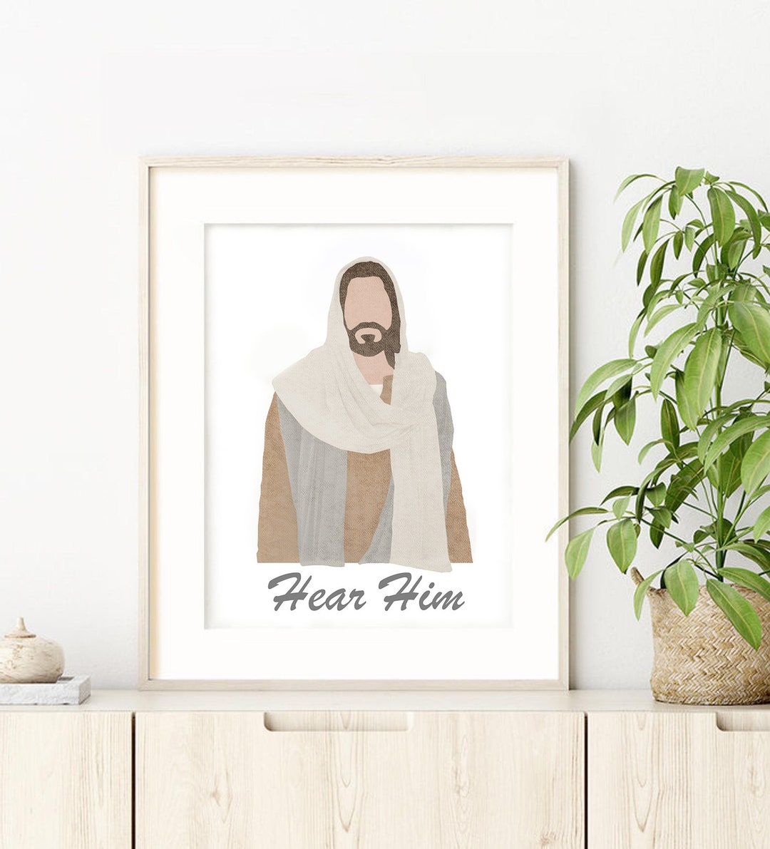 Jesus the Christ "hear Him" LDS Wall Art, Printable Quote, LDS ...