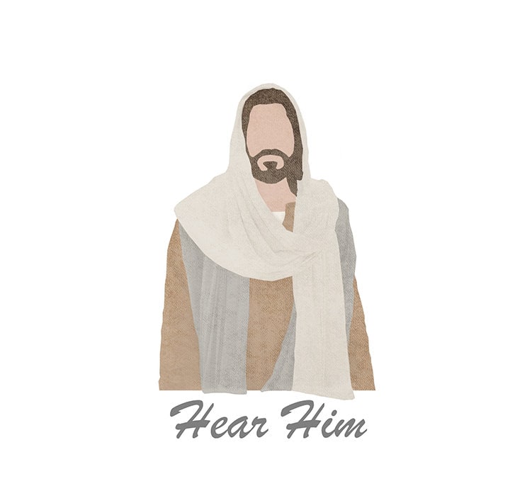 Jesus the Christ "hear Him" LDS Wall Art, Printable Quote, LDS ...