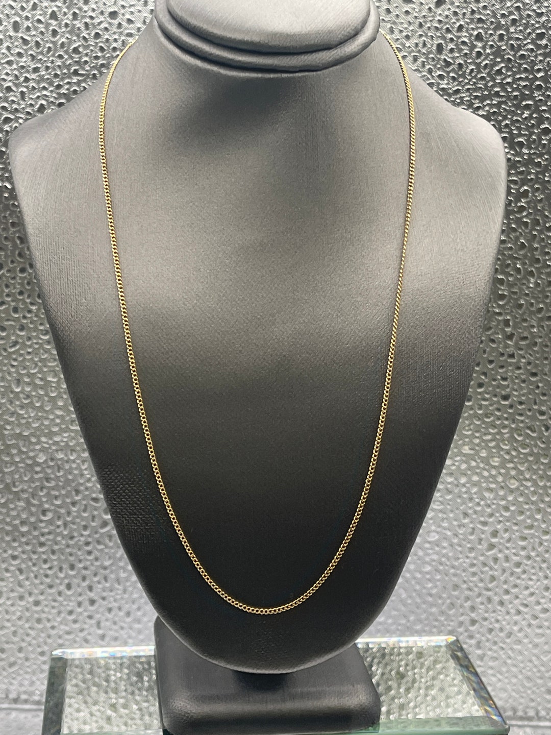 Ladies 14 Karat Solid Yellow Gold Open Link Chain | Women's Necklace ...