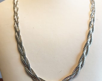 Braided Silver Chain - Etsy