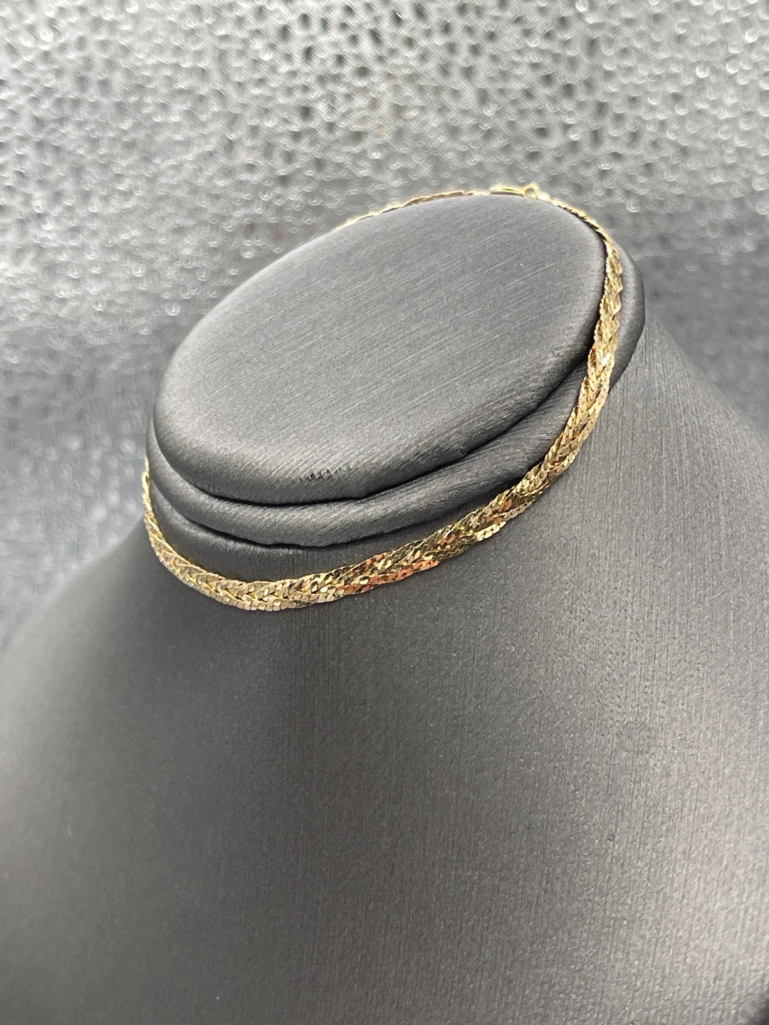 Ladies 14 Karat Solid Yellow Gold Woven Serpentine Bracelet - Etsy