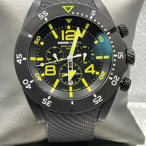 New Momo Design Black Chronograph Sport Dive Master Watch | Men's Watch ...