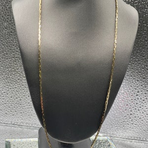 Ladies/gents 14 Karat Yellow Gold Cobra Link Chain | Unisex Necklace ...