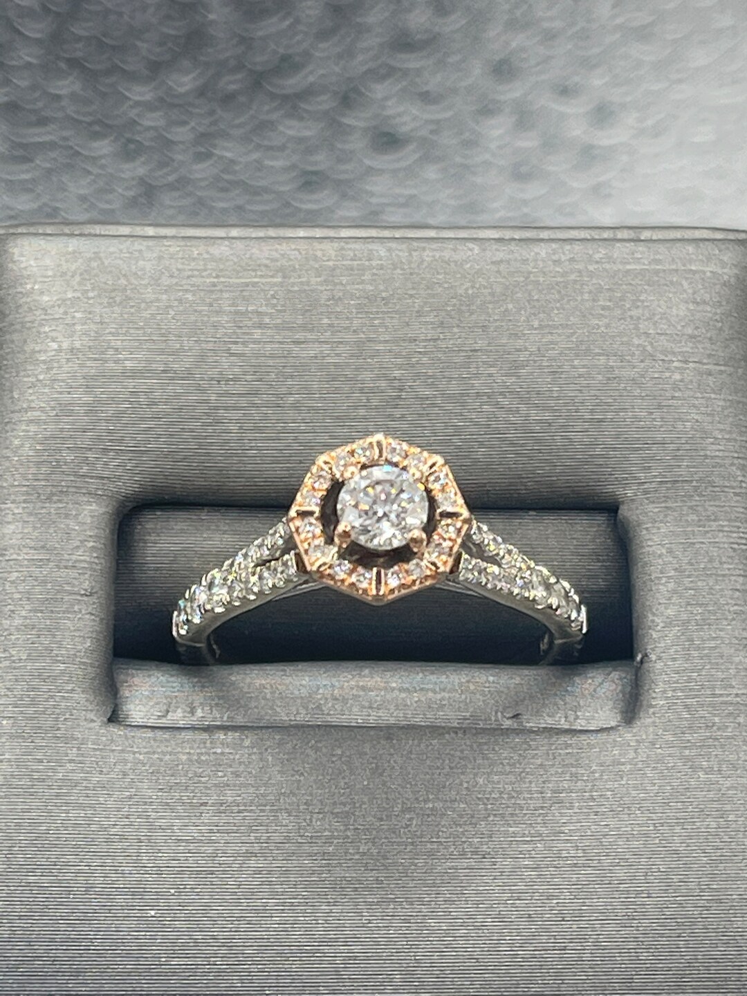 A Fancy Ladies 14 Karat Gold Disney Diamond Engagement Ring - Etsy