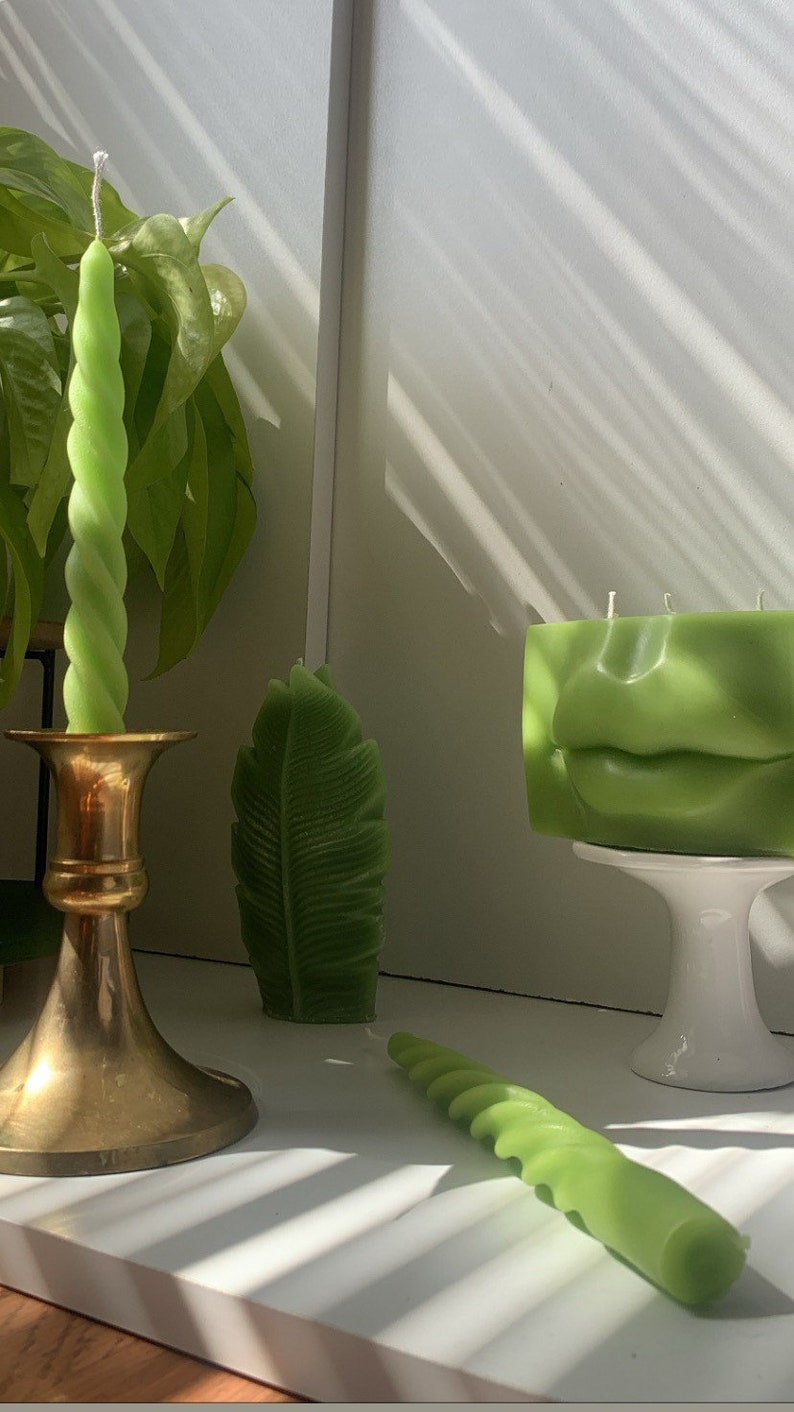 Twisted Tapered Candles (unscented) - Etsy