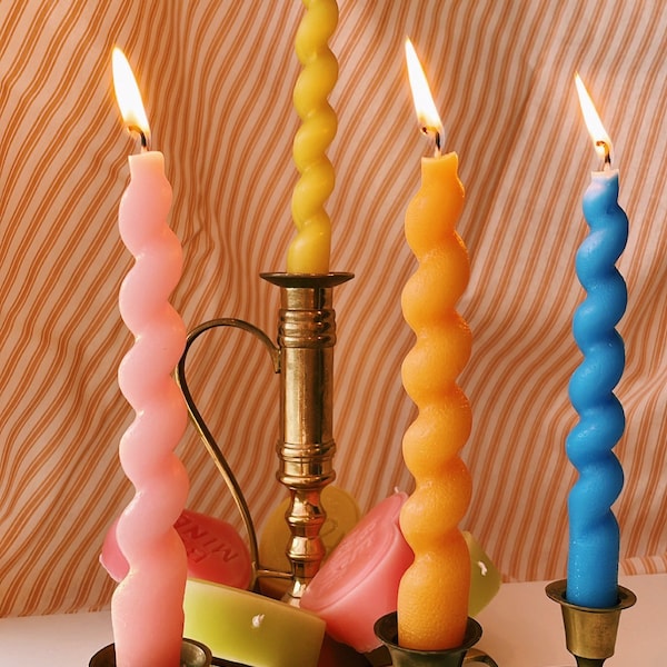 Twist Candle - Etsy