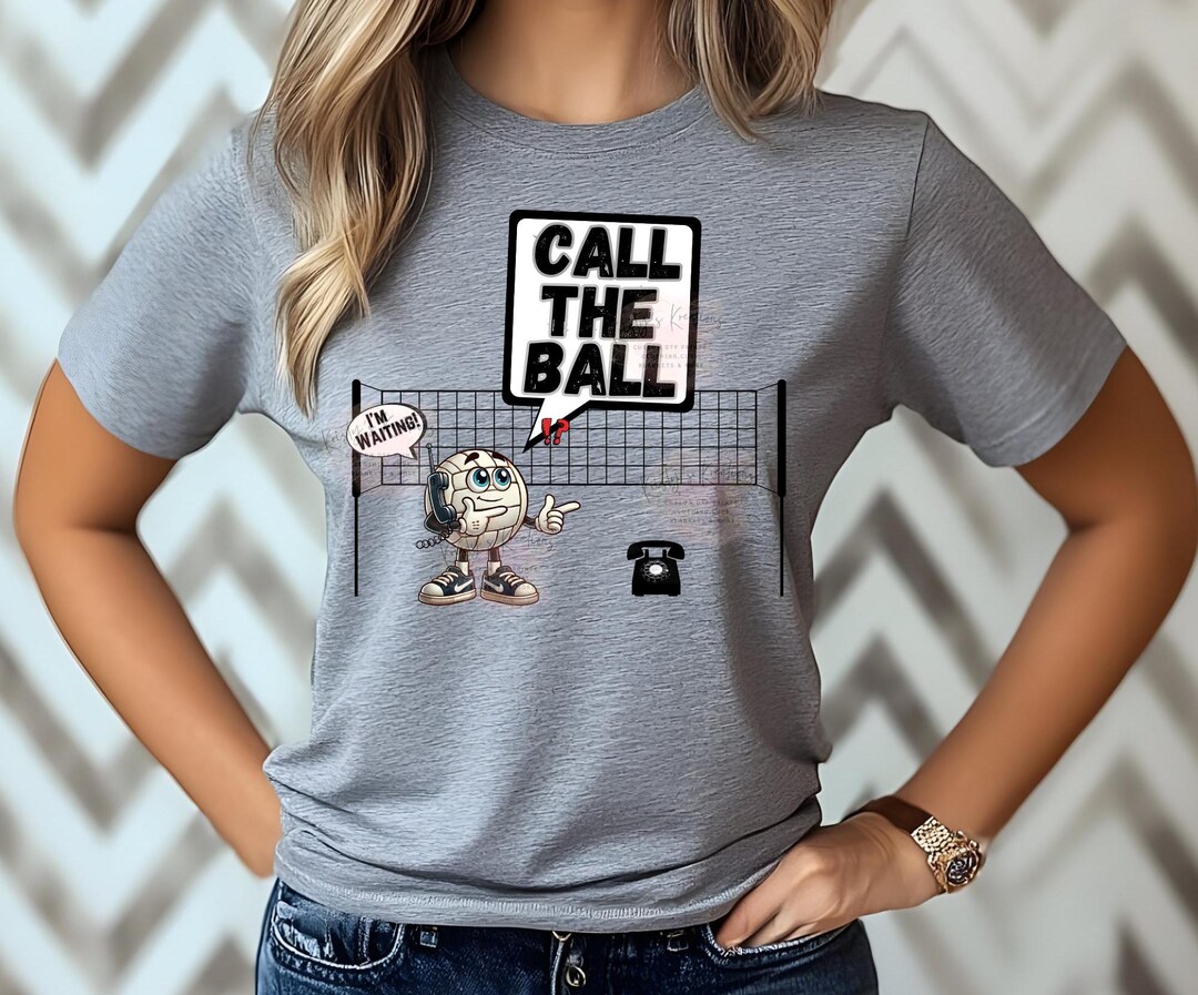 CALL THE BALL Volleyball Png Retro Volleyball - Etsy