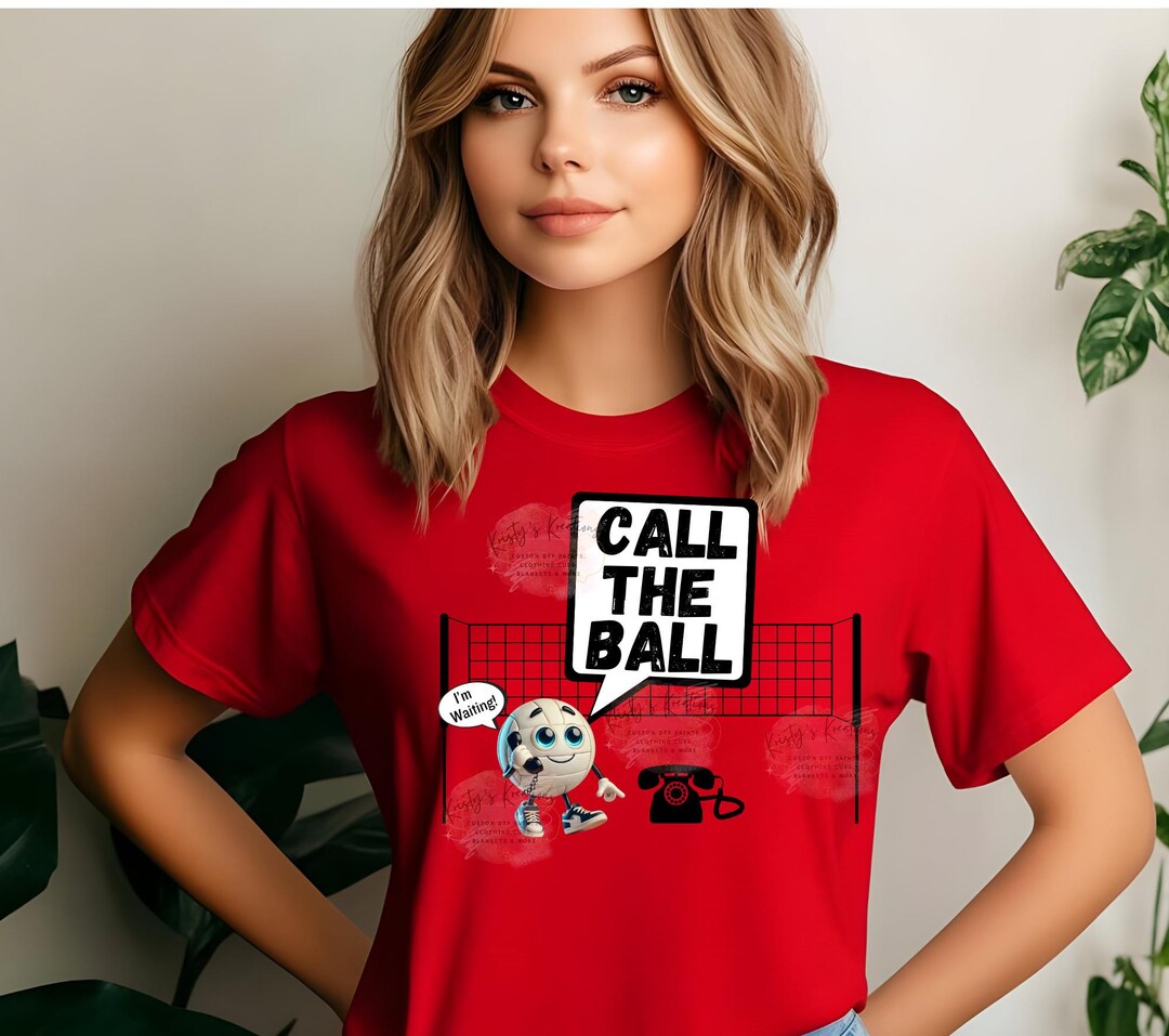 Call the Ball Quirky Volleyball PNG - Etsy