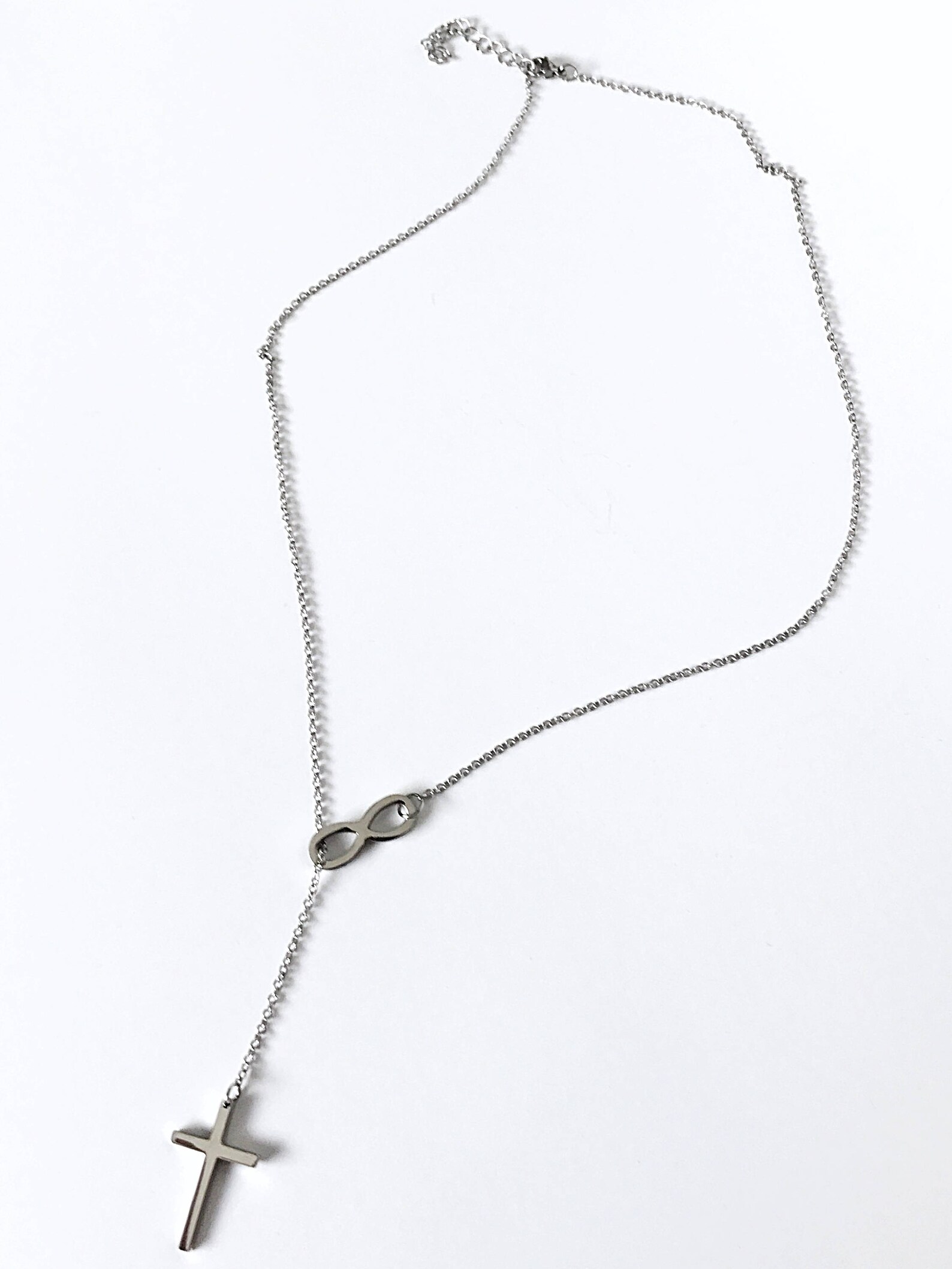 Infinity Cross Necklace Stainless Steel Beautiful Fashion - Etsy