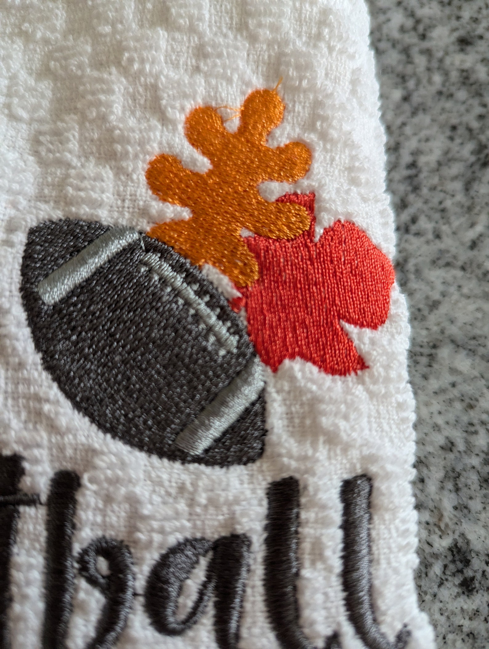 Fall, Football, Family | Kitchen Hand Towel | Sports Towel - Etsy