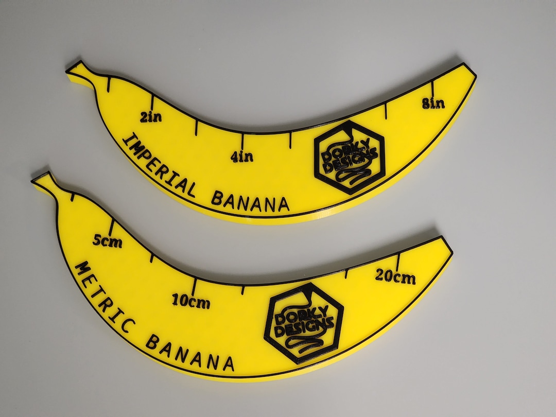 Banana for Scale | Imperial & Metric Bananas - Etsy