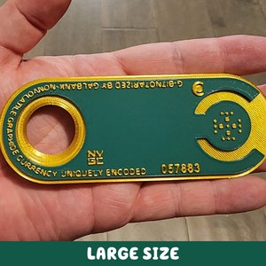 Starfield Credit Stick & Display Game Sized Cred Sticks Large Credstick ...